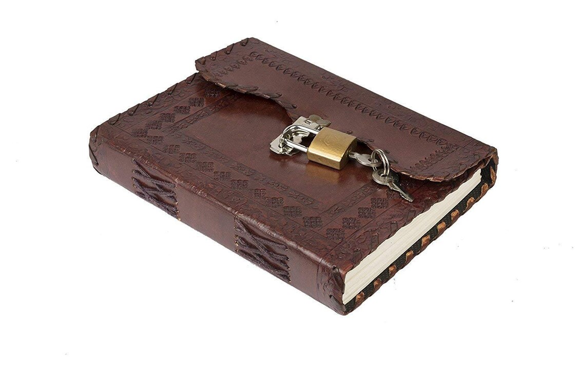 Handmade Leather Journal Diary With Lock for Men and Women | Etsy