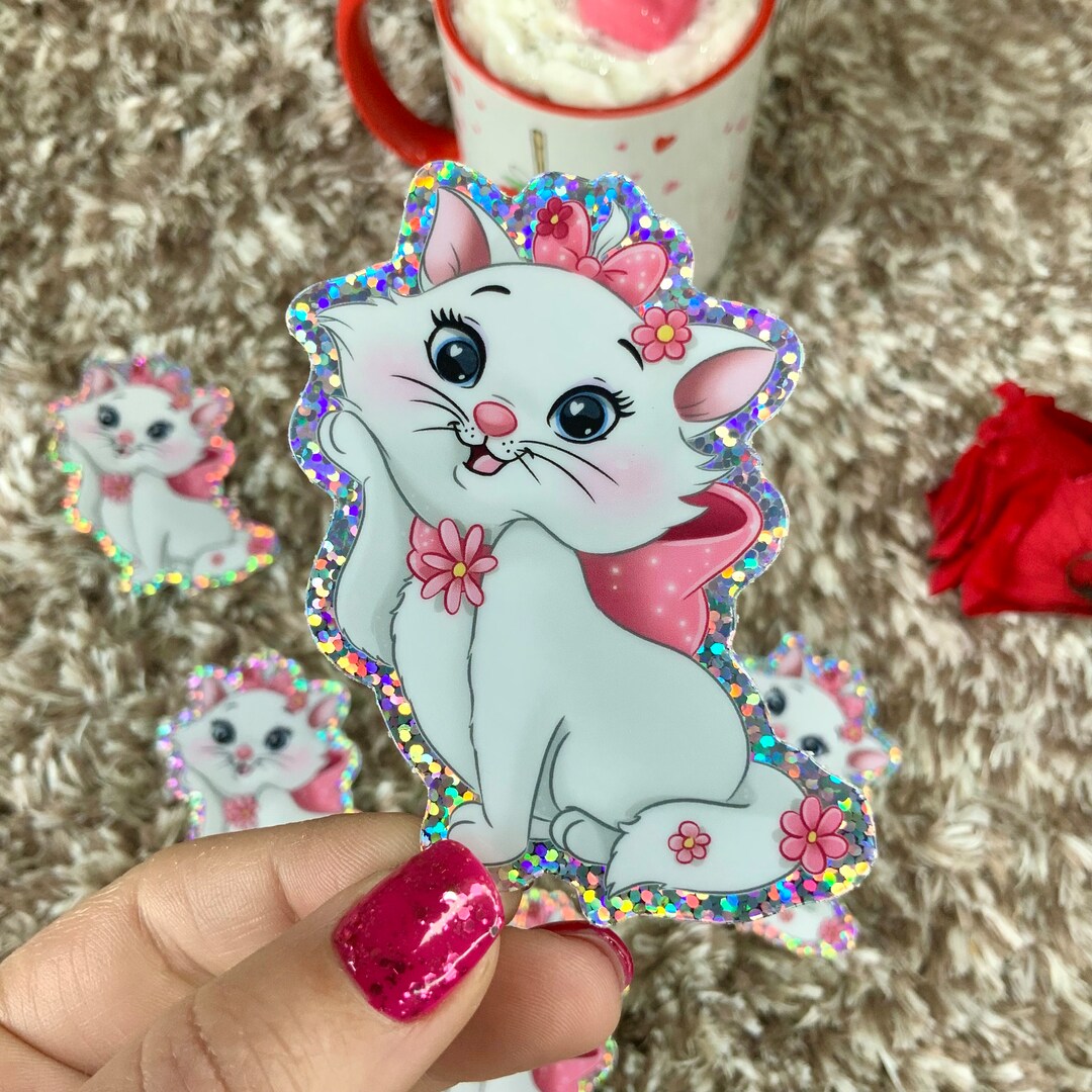 Marie - Glitter Sticker - Etsy