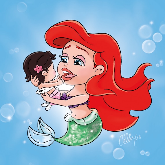 Ariel And Melody Hug