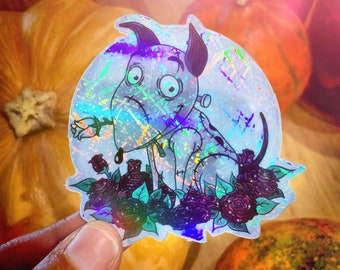 3" Holographic Angry Sparky Logo Sticker - Etsy