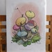 Macaroon Mushroom Art Print A4 by Mandrawke Pastel Colour - Etsy