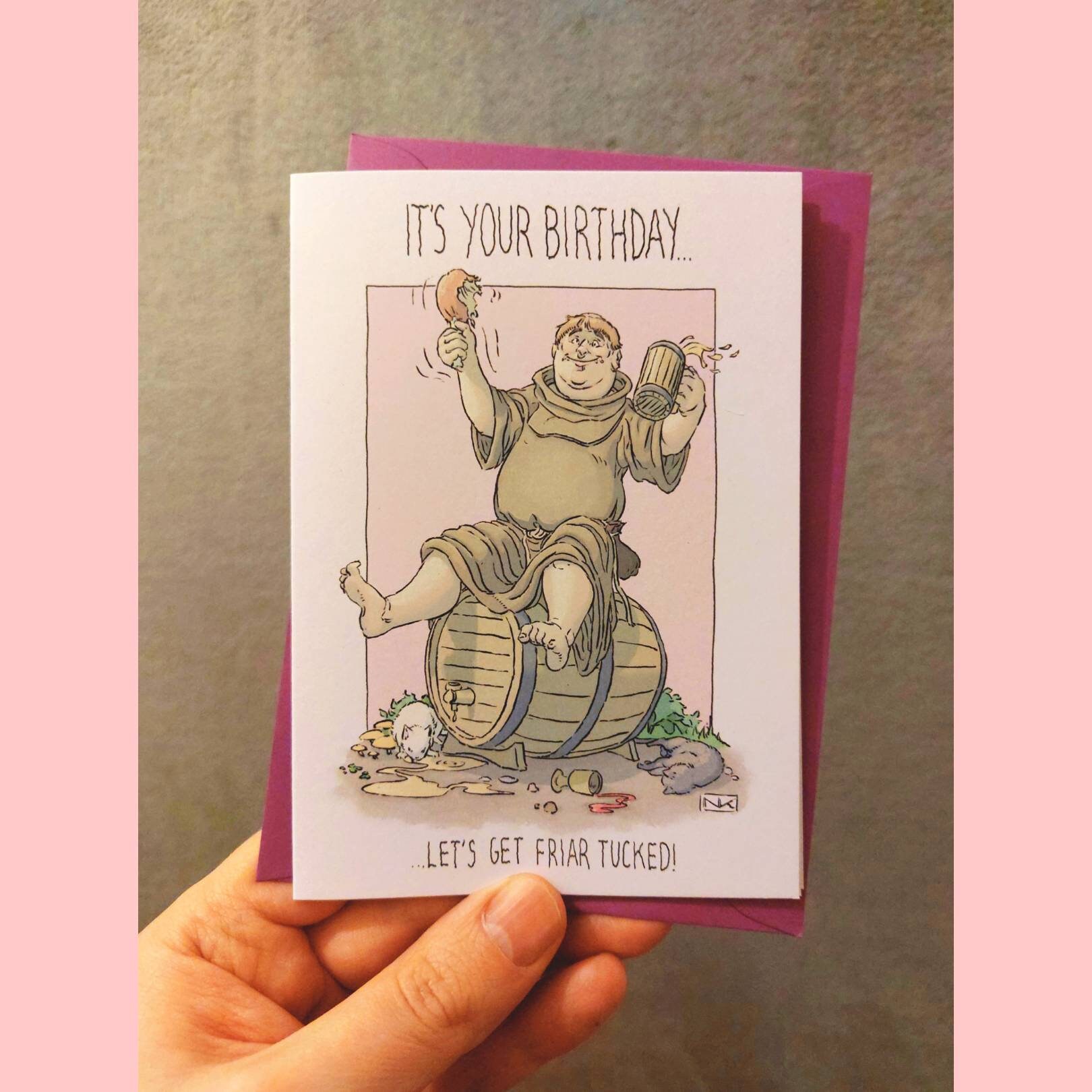 Friar Tuck Illustration