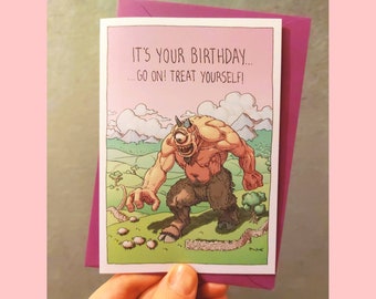 Greek Mythology Birthday Card - Etsy UK