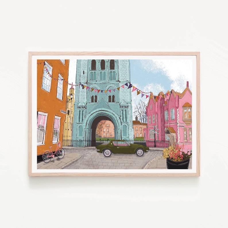Bury St Edmunds England UK Art Print “bury St Edmunds”, Bury St Edmunds ...