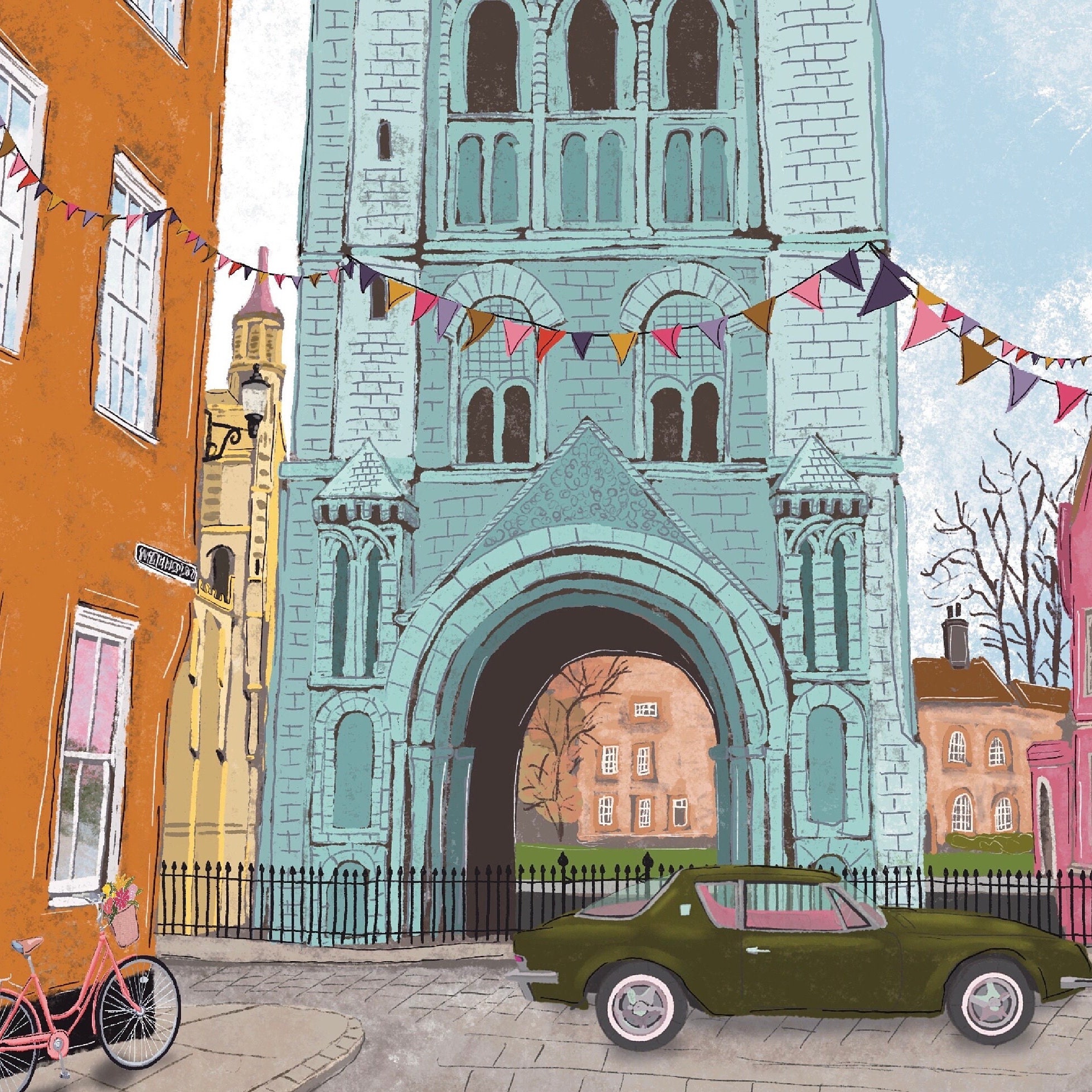 Bury St Edmunds England UK Art Print “bury St Edmunds”, Bury St Edmunds ...