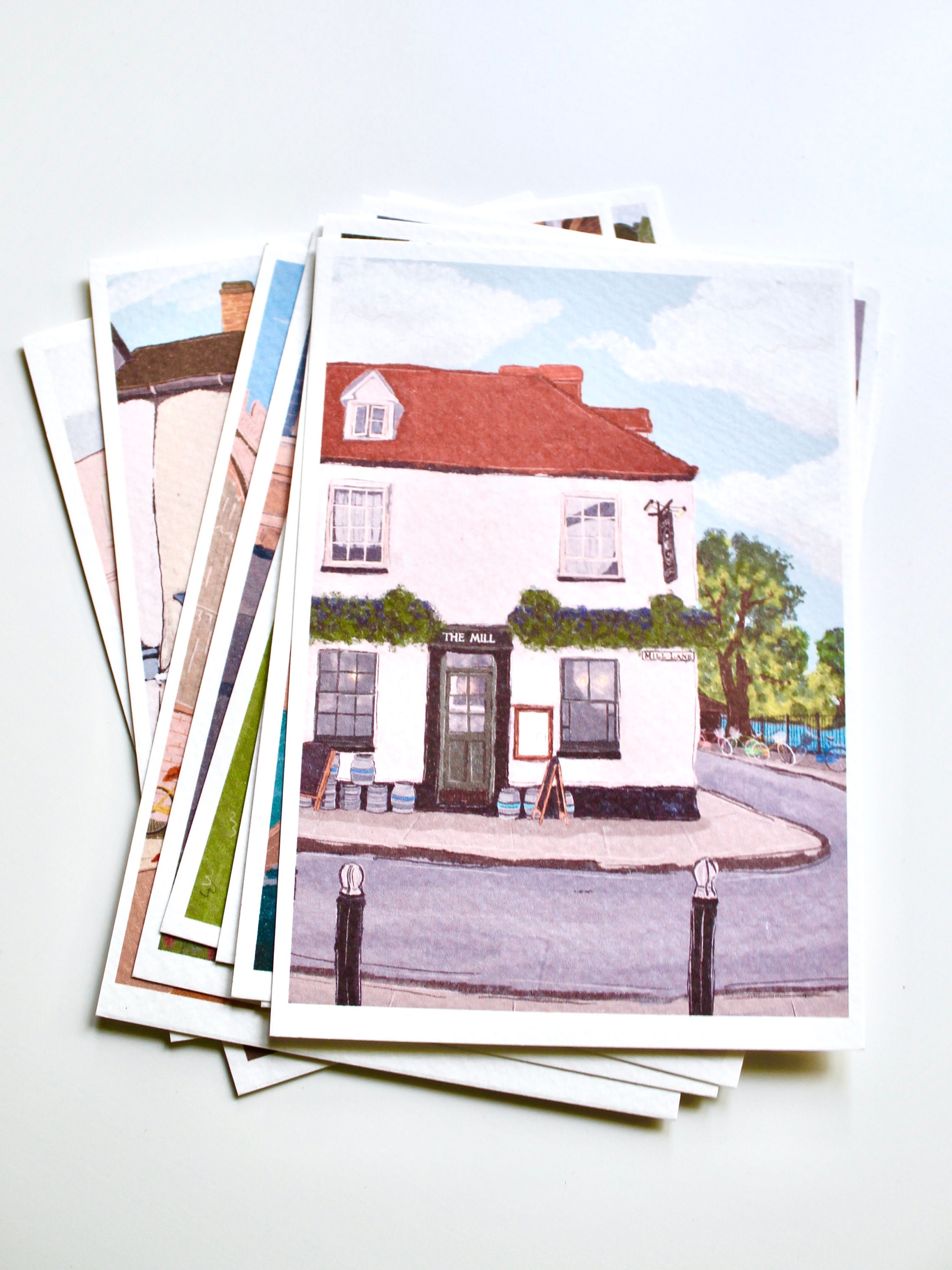 Cambridge England Postcard Set A6, Cambridge England UK Art, Cambridge ...