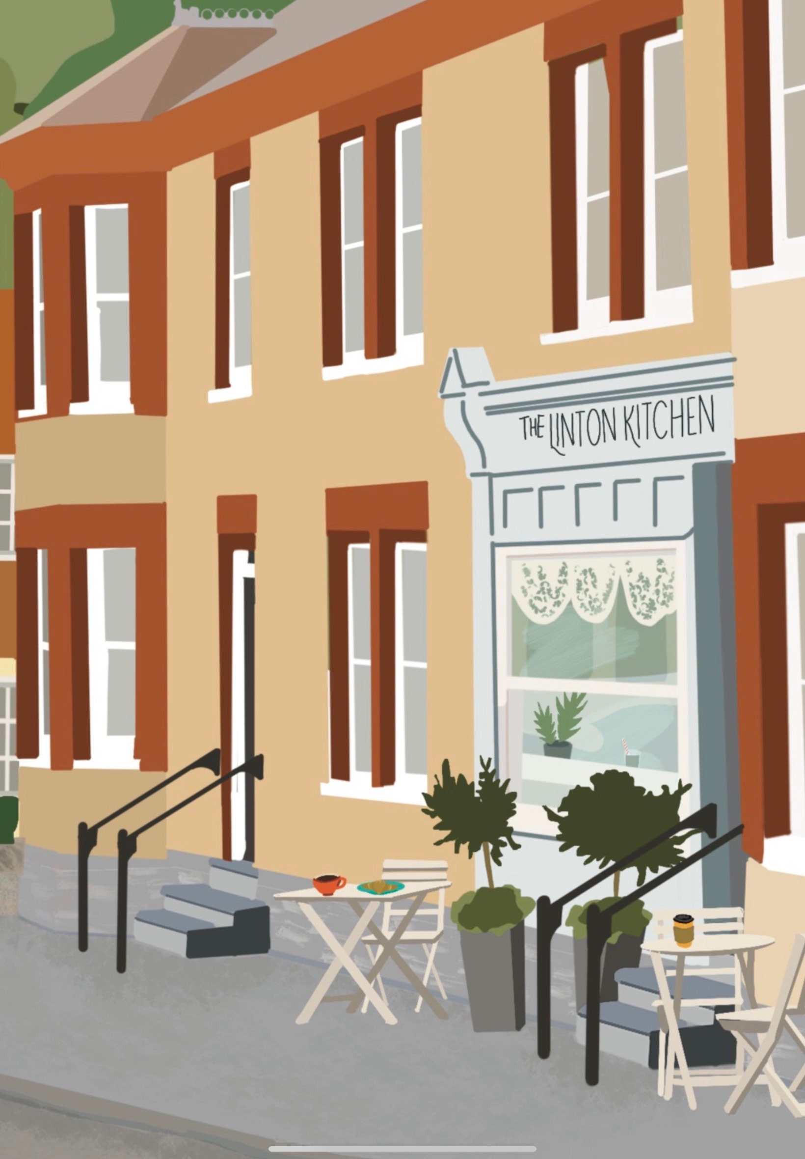 Linton Cambridgeshire Art Print the Linton Kitchen - Etsy Canada