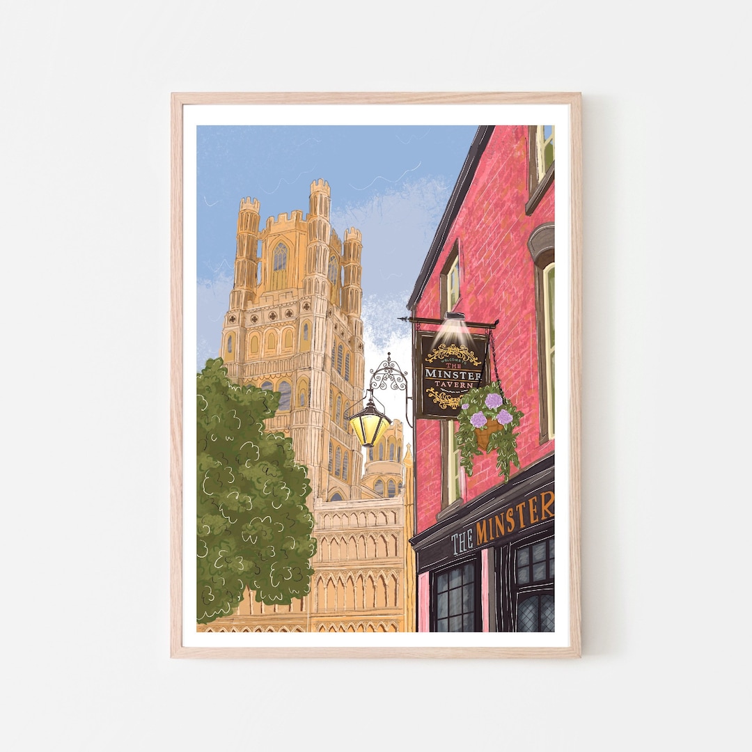 Ely England UK Art Print “minster Tavern”, Ely, Cambridge Print, Ely ...