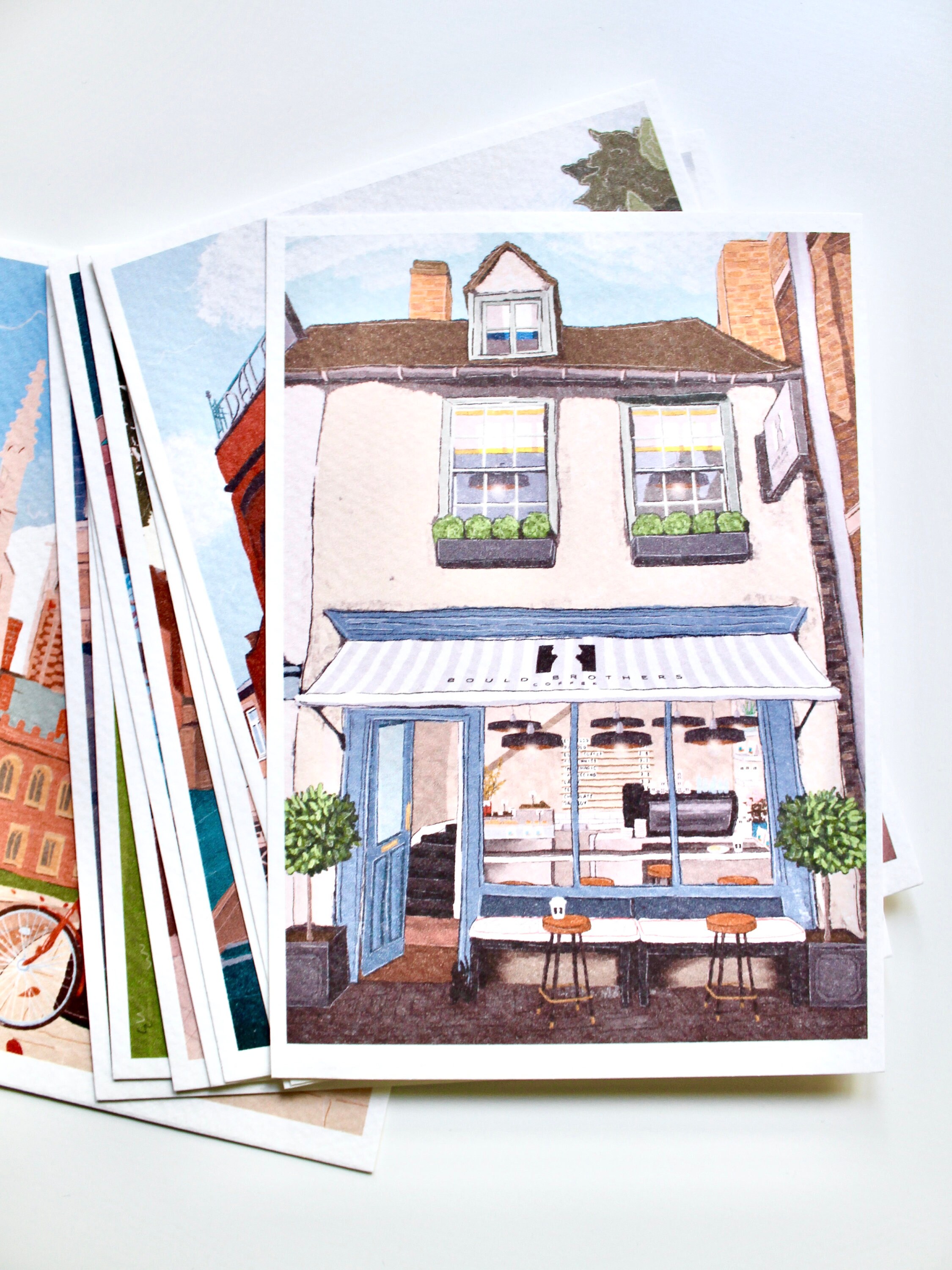 Cambridge England Postcard Set A6, Cambridge England UK Art, Cambridge ...
