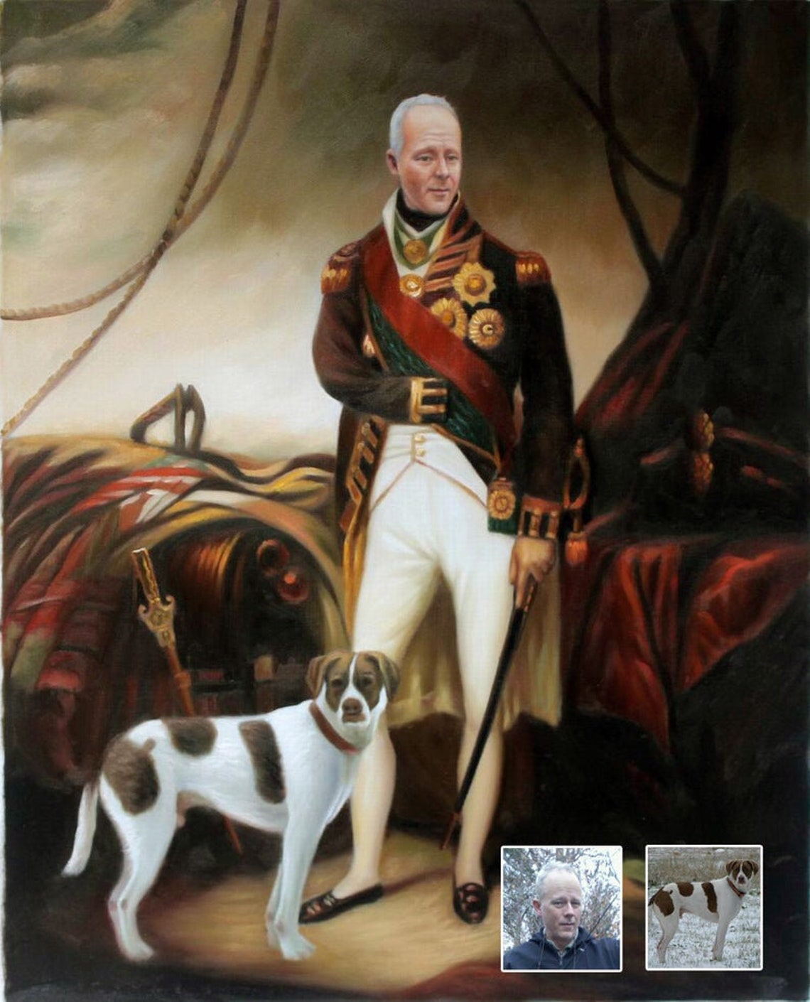 Custom Oil Portrait Hand Painted Oil Painting Original - Etsy