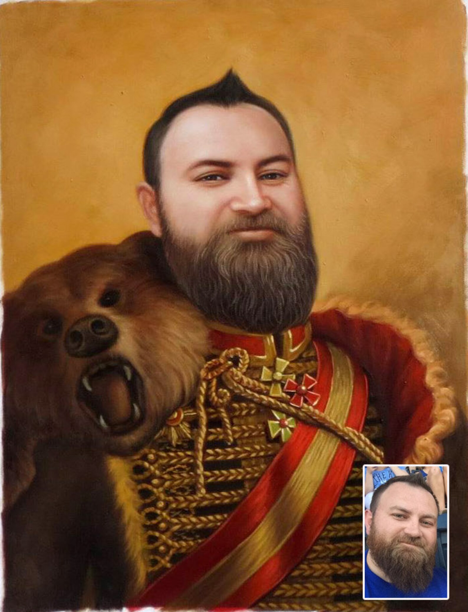 Custom Oil Portrait Hand Painted Oil Painting Original | Etsy