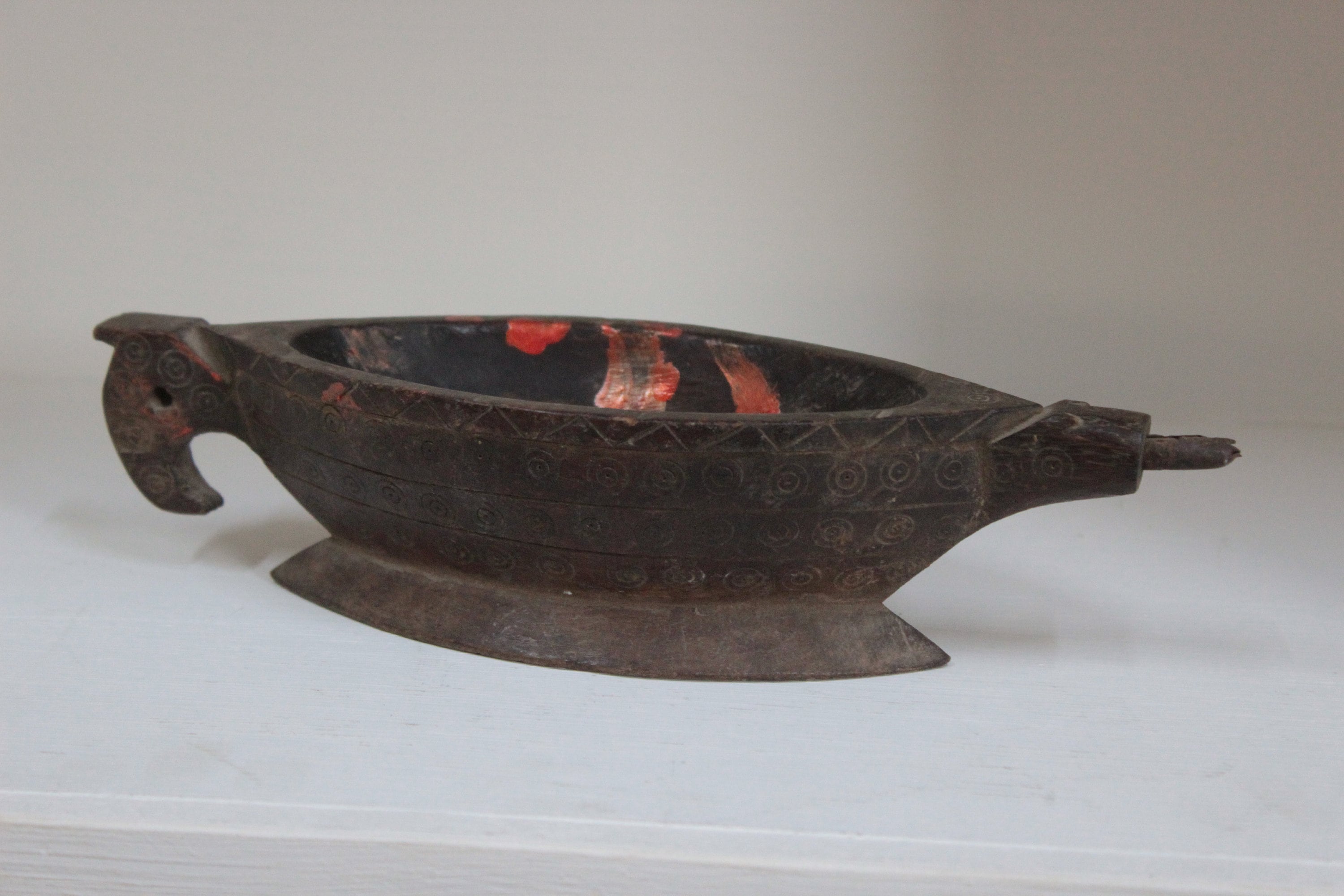 Antique Hand Carved Wooden Kharal, Eagle Head Opium Bowl - Etsy