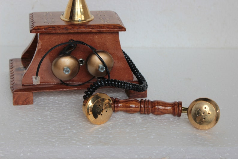 Wooden Telephone New Handcrafted Old Style Home Decor/ Royal - Etsy