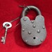 Iron Brass Lock and Key 1900 Vintage Antique Rare Home Decor ...