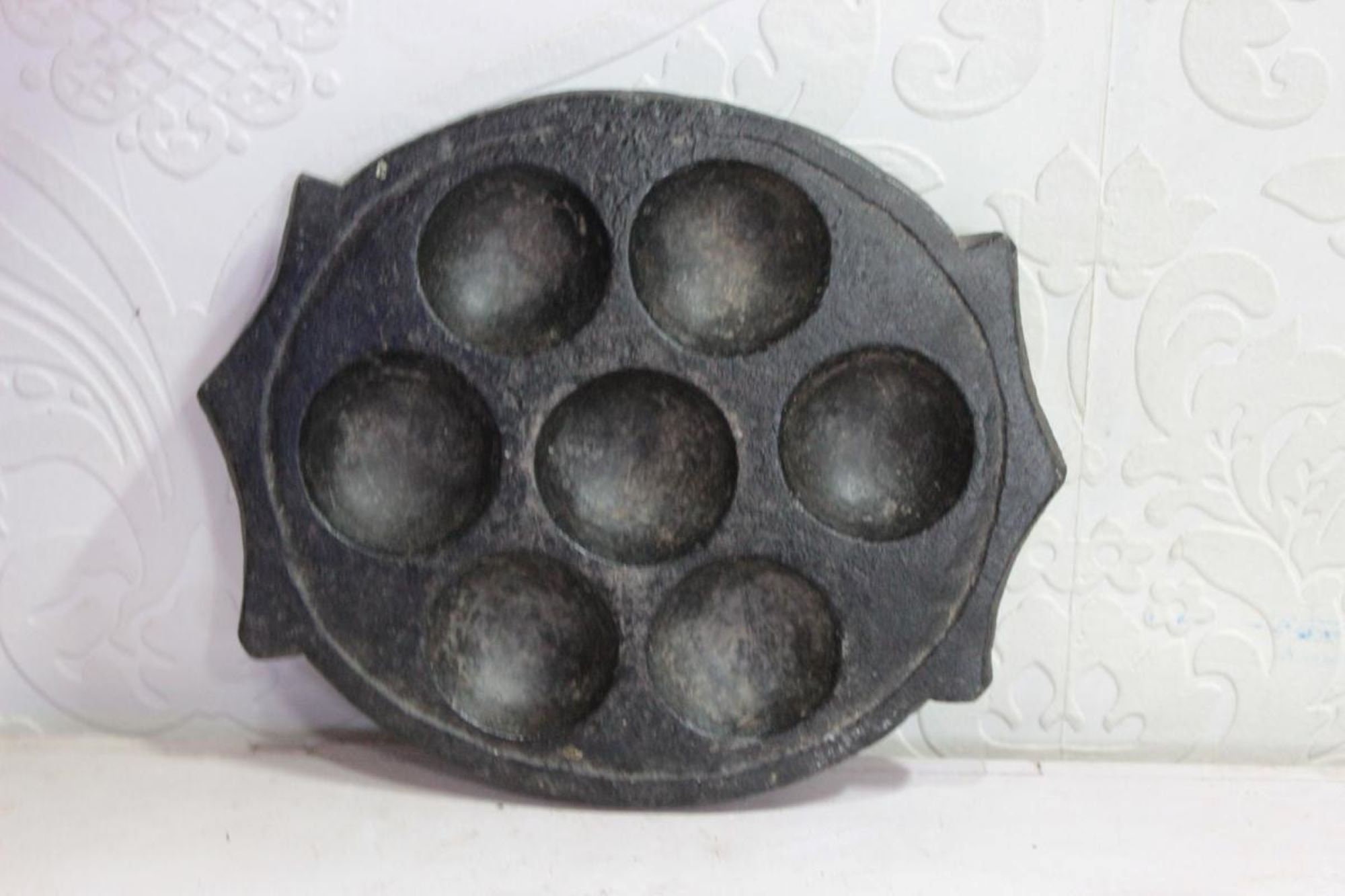 Paniyaram Pan/ Old Aebleskiver Pan/ Old Stone Pan/ Home Decor/ Rare ...