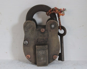 Antique Indian Lock - Etsy