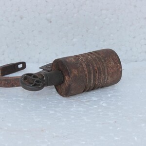 Iron Lock and Key 1900s Old Vintage Antique Rare Collectible Padlock - Etsy