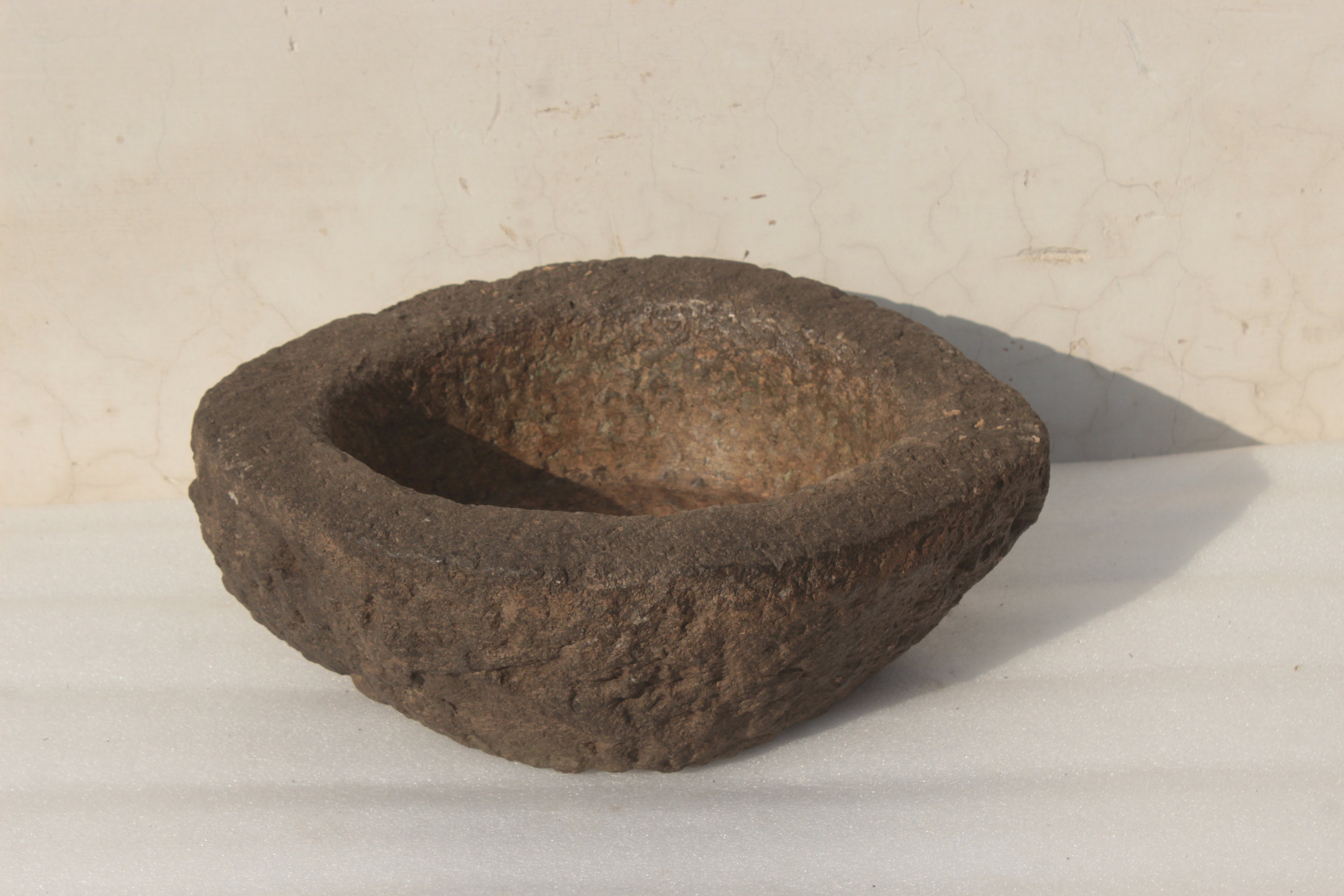 Stone Kharal Mortar, Old Aged Stone Kundi, Garden Decor - Etsy