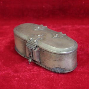 Brass Case Box Decorative Old Vintage Antique Collectible - Etsy