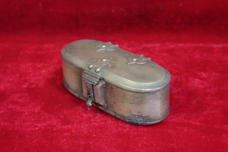 Brass Case Box Decorative Old Vintage Antique Collectible - Etsy
