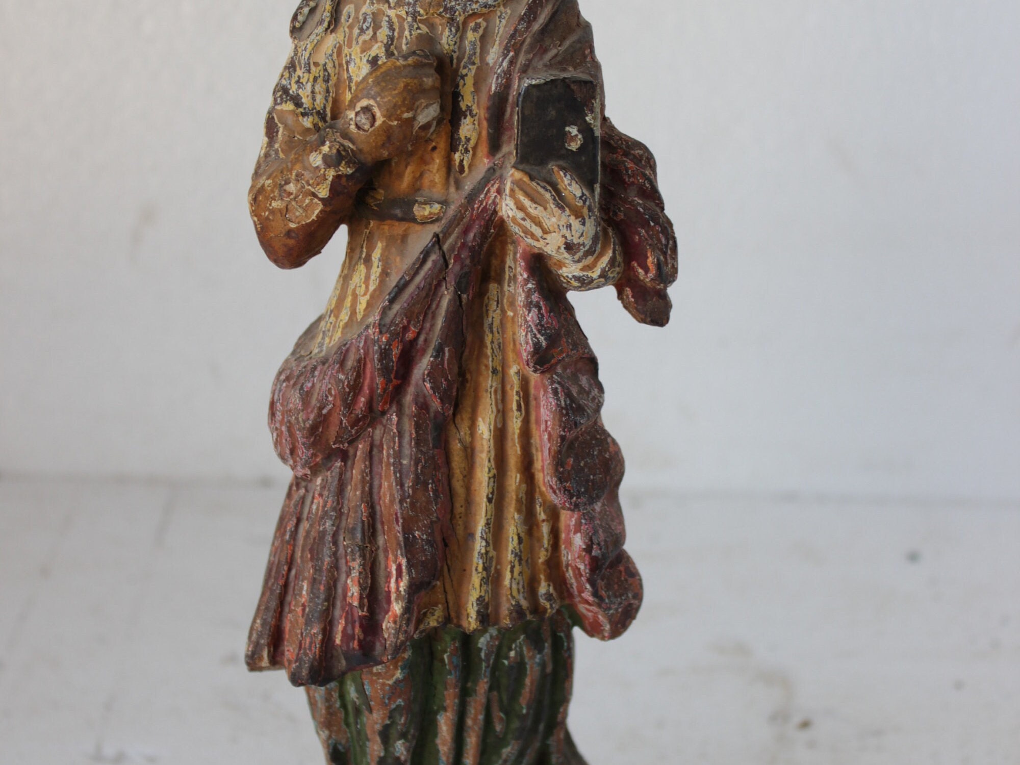 Wooden Antique Church Figure, Old Christian Figures, and Sculptures ...