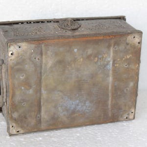 White Metal Brass Pan Dan Box 1900s Old Vintage Rare Antique ...