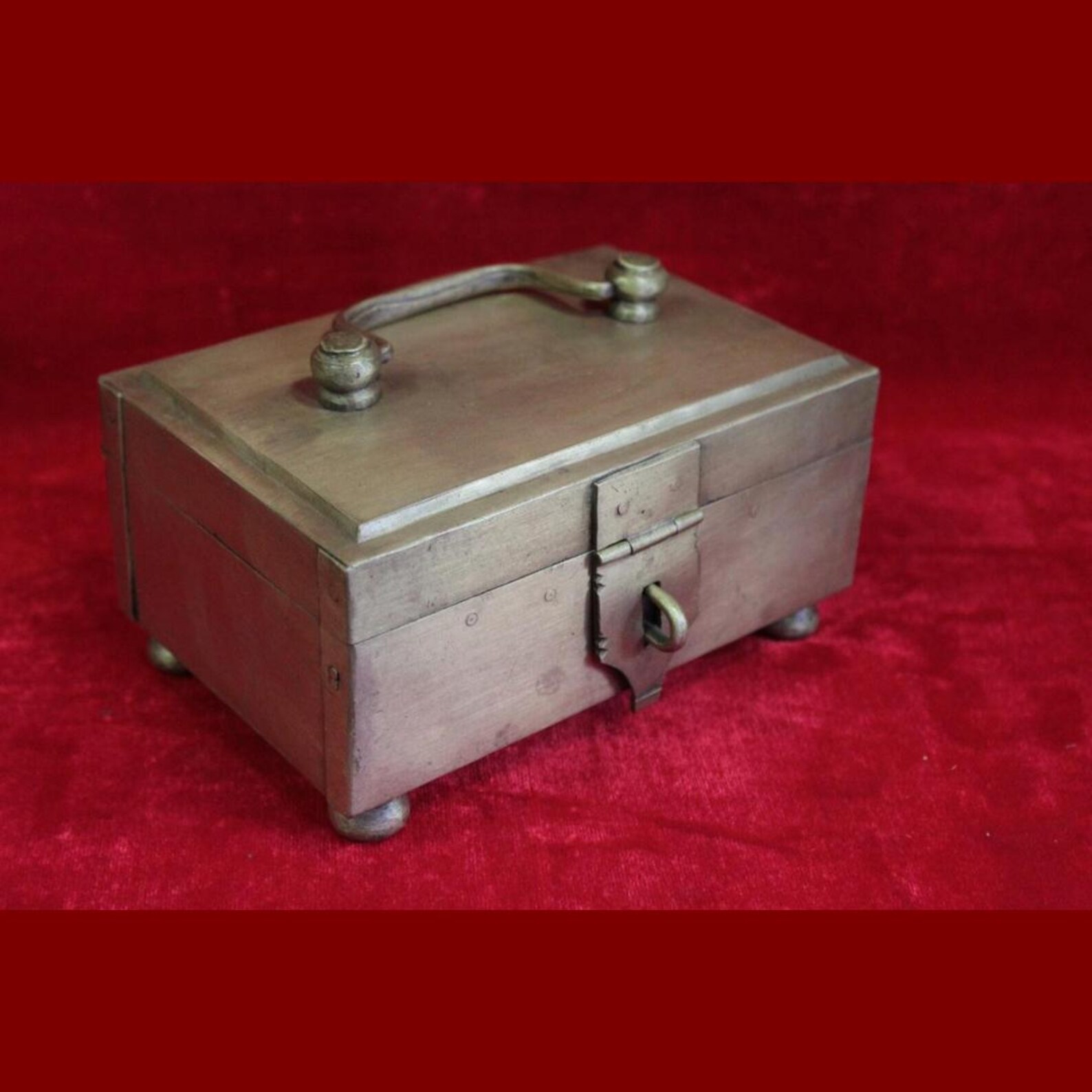 Brass Case Box Old Vintage Antique Decorative Collectible - Etsy