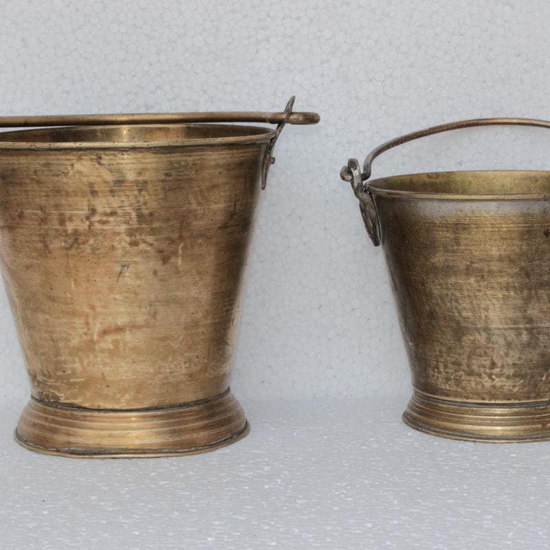 Antique Brass Bucket - Etsy