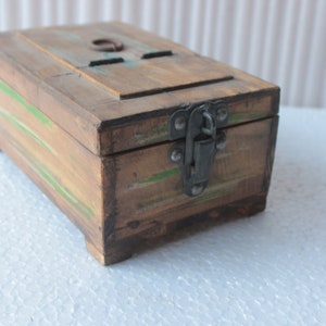 Old Indian Shaving Box, Reclaimed Mirror Box , Antique Furniture, Home ...