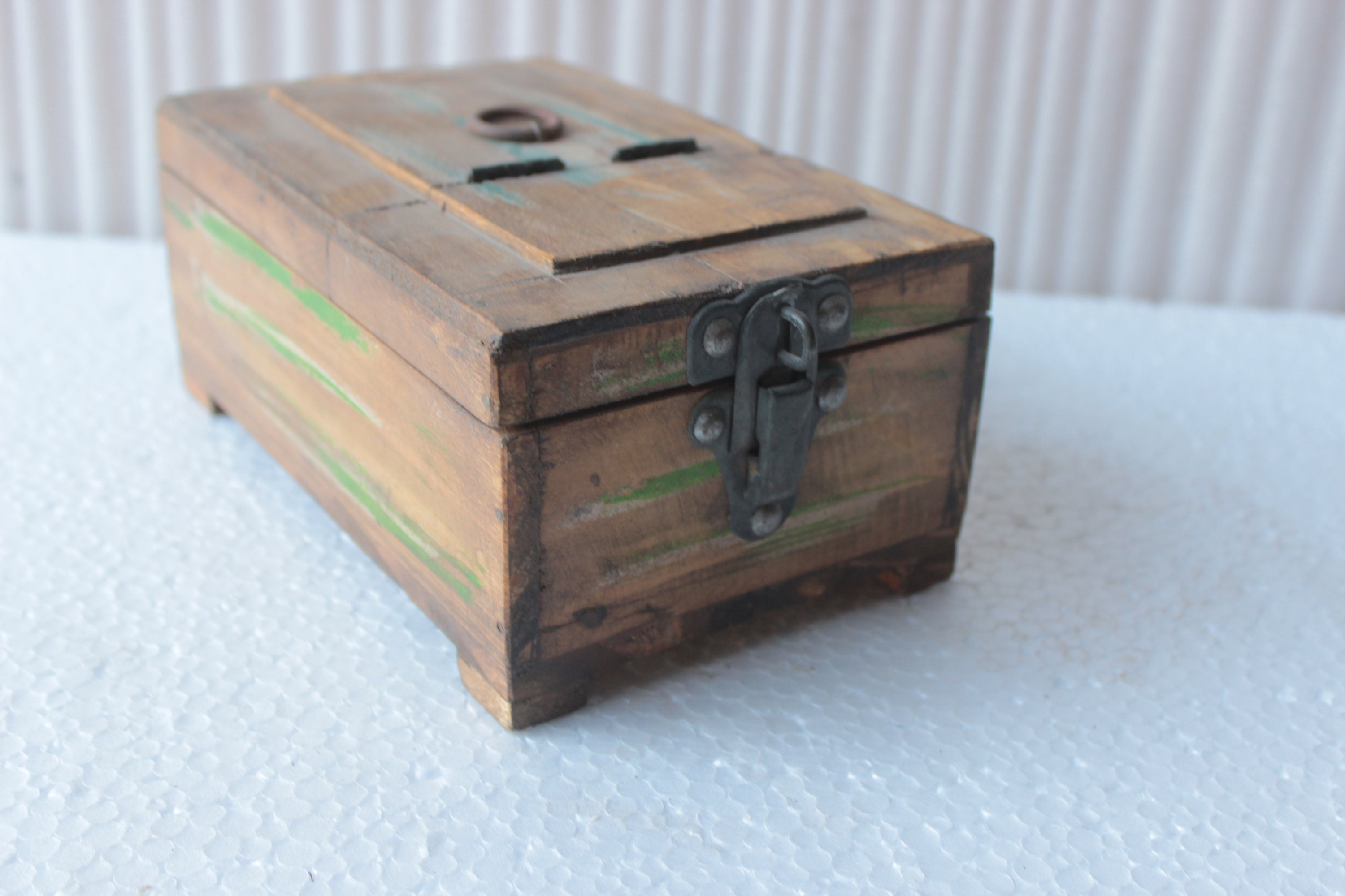 Old Indian Shaving Box Reclaimed Mirror Box Antique - Etsy