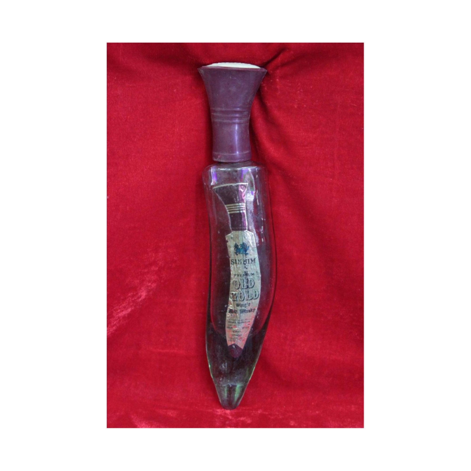 Sikkim Whisky Bottle Antique Vintage Indian Antique Decorative ...