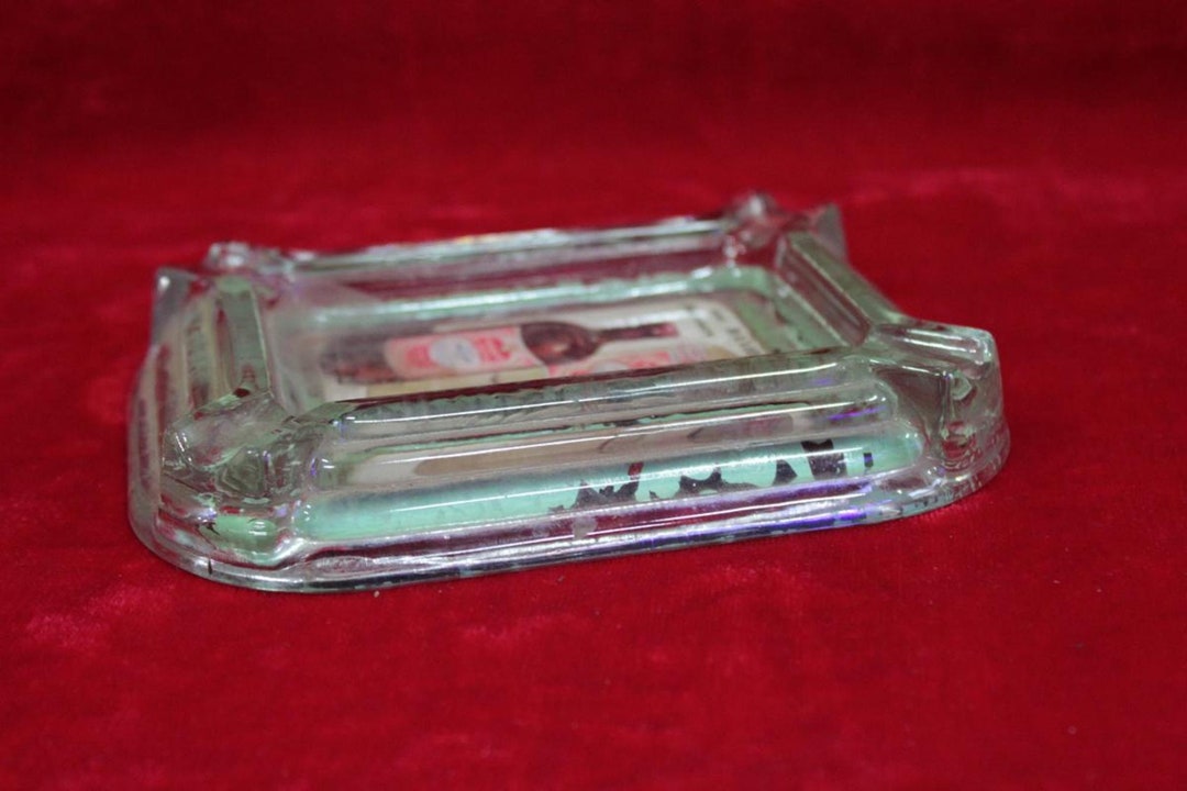 Glass Cigarette Ashtray Old Vintage Antique Collectible, Glass Ashtray ...