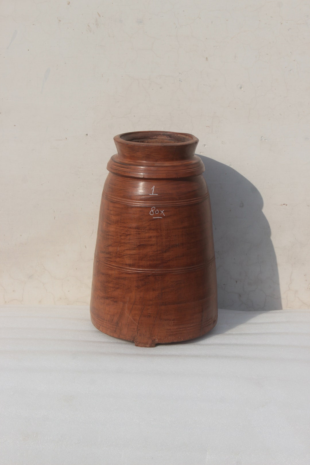 Wooden Pots, Wooden Pots and Vases, Wooden Himachal Water Pot Wooden ...