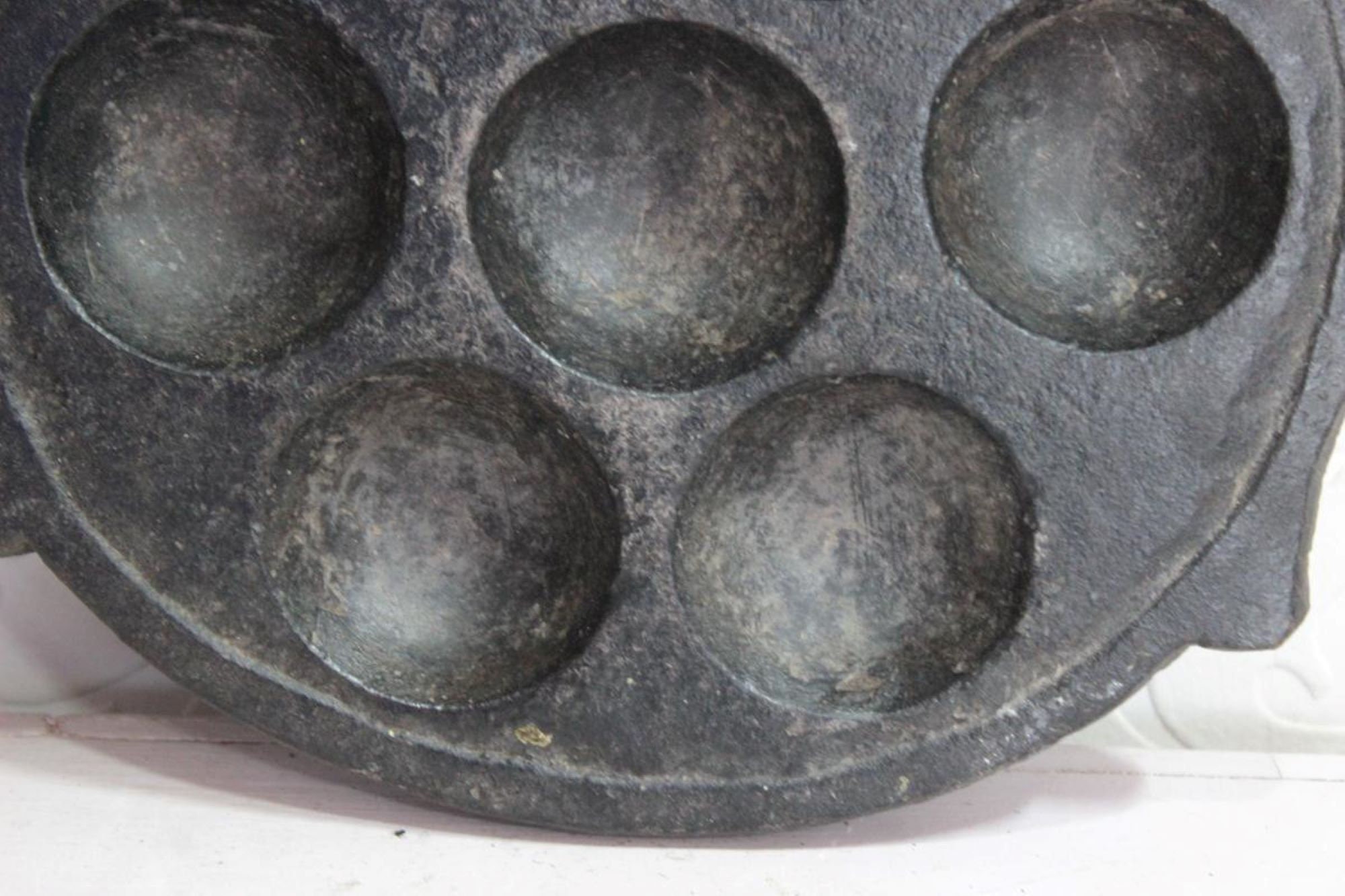 Paniyaram Pan/ Old Aebleskiver Pan/ Old Stone Pan/ Home Decor/ Rare ...