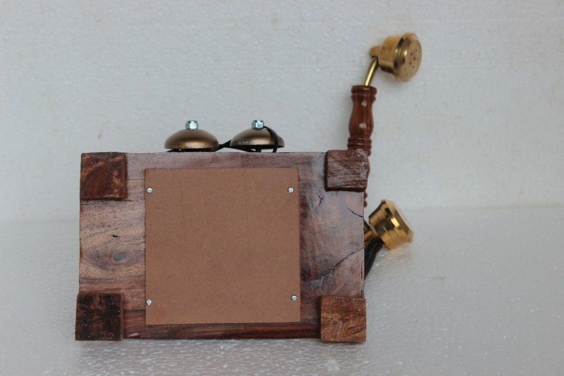 Wooden Telephone New Handcrafted Old Style Home Decor/ Royal - Etsy