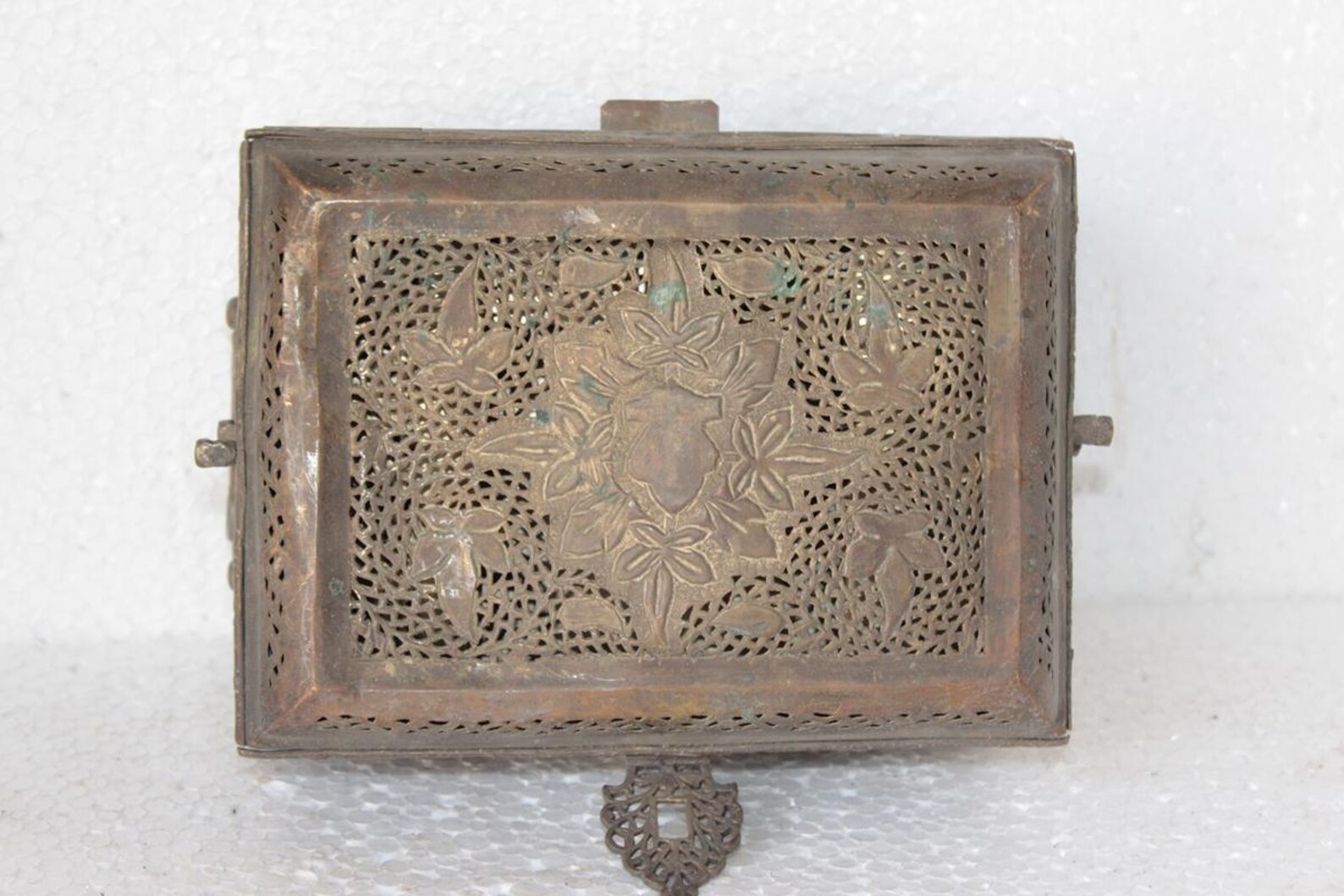 White Metal Brass Pan Dan Box 1900s Old Vintage Rare Antique ...