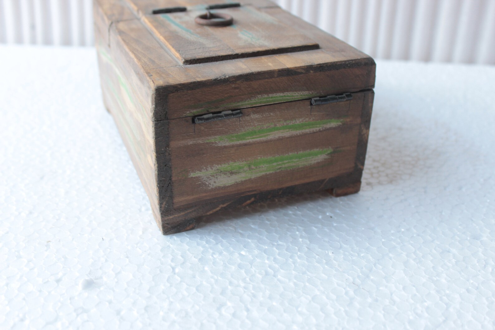 Old Indian Shaving Box Reclaimed Mirror Box Antique - Etsy