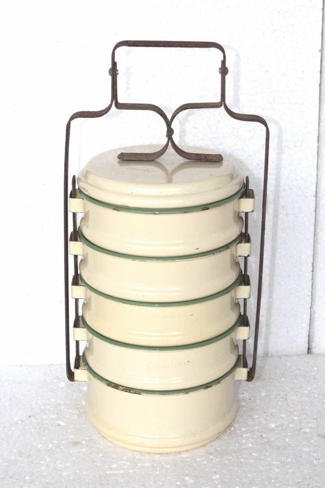 Tiffin Food Meal Packaging Box 4 Containers Vintage Sweden - Etsy