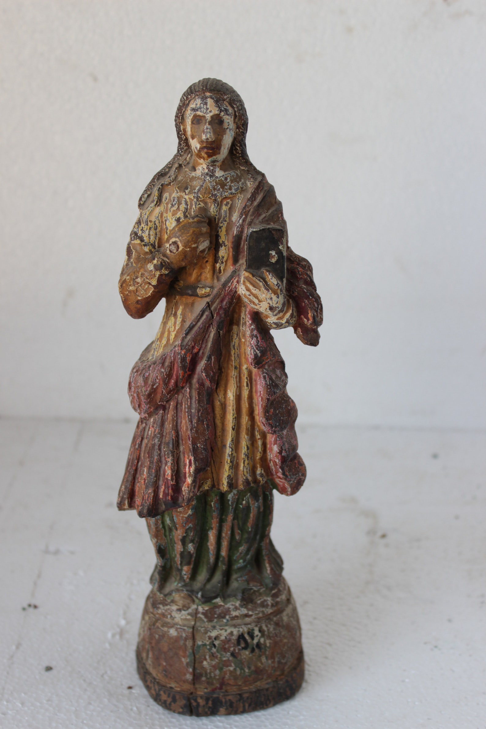 Wooden Antique Church Figure, Old Christian Figures, and Sculptures ...