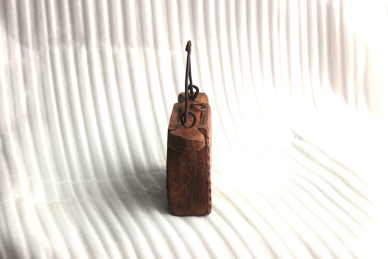 Wooden Old Oil Pot, Primitive Oil Pot, Teak Oil Vase, Decorative ...