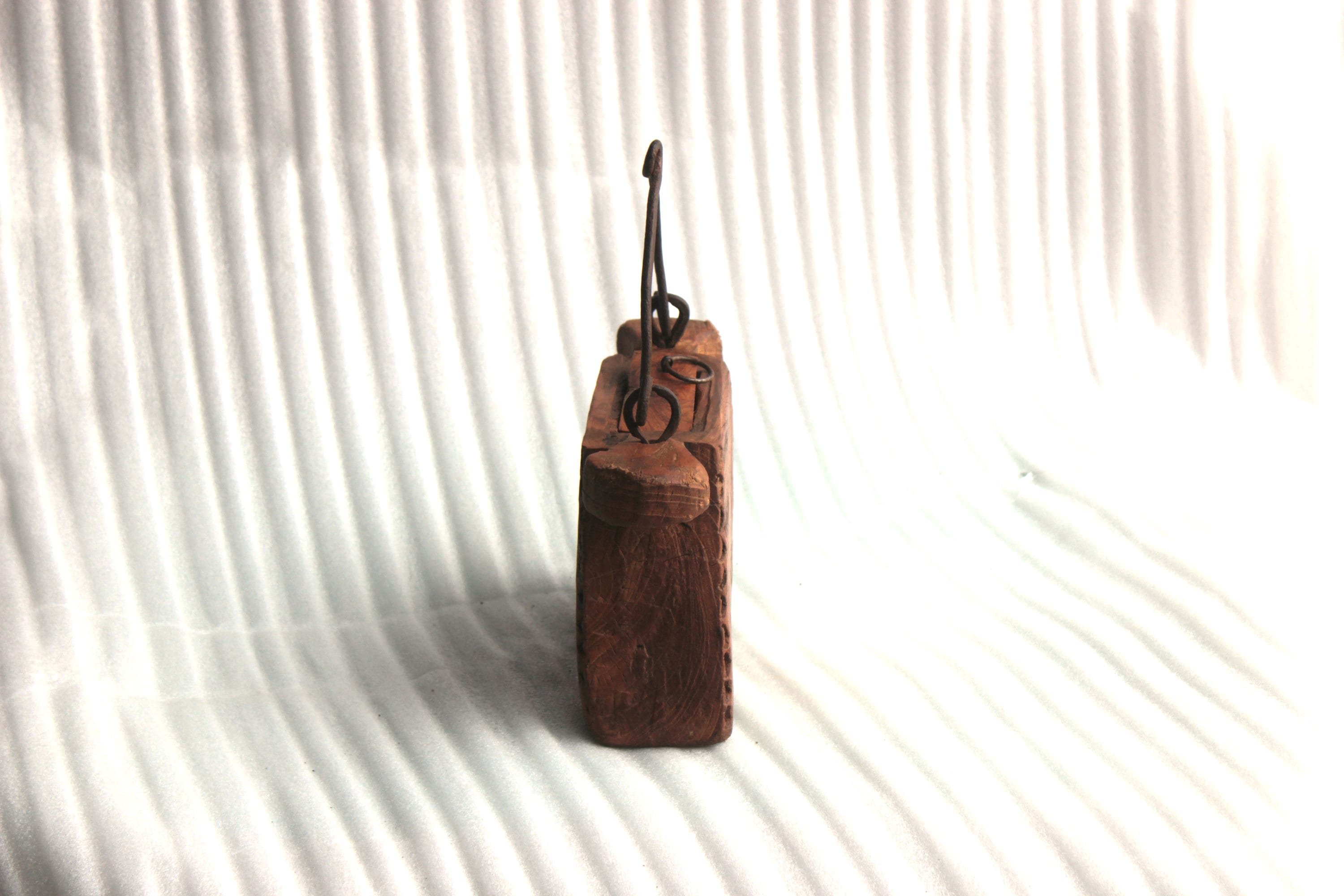 Wooden Old Oil Pot, Primitive Oil Pot, Teak Oil Vase, Decorative ...