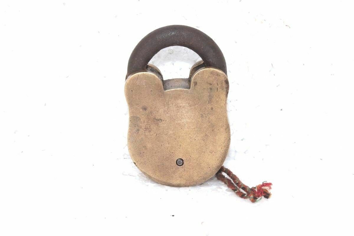 Rare Brass Lock and Key Vintage Brass Padlock Antique - Etsy