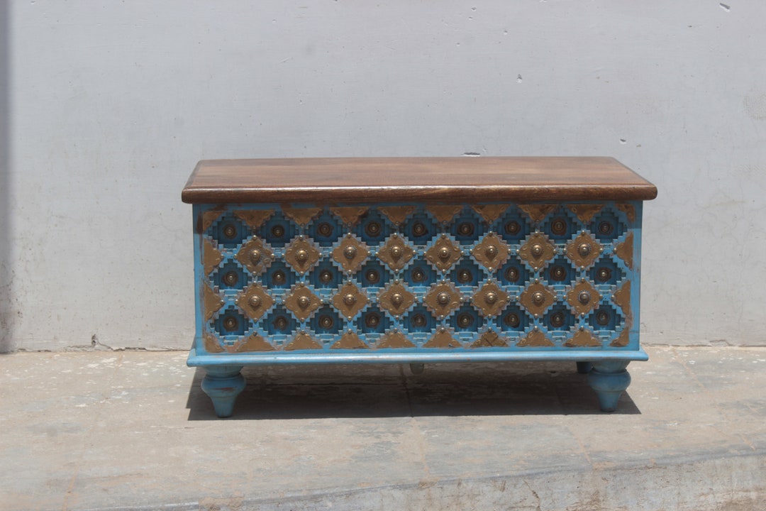 Trunk Box, Wooden Storage Chest Box, Mattress Storage Chest, Bed ...