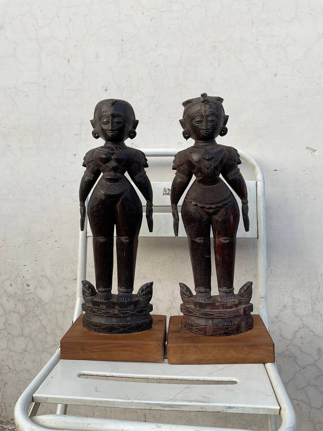 Marapachi Bommais, Antique Indian Wooden Dolls, Old Wooden Decor ...