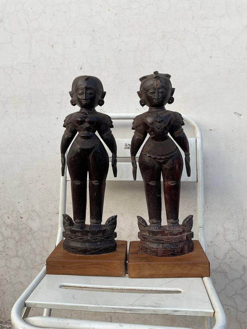 Marapachi Bommais, Antique Indian Wooden Dolls, Old Wooden Decor ...