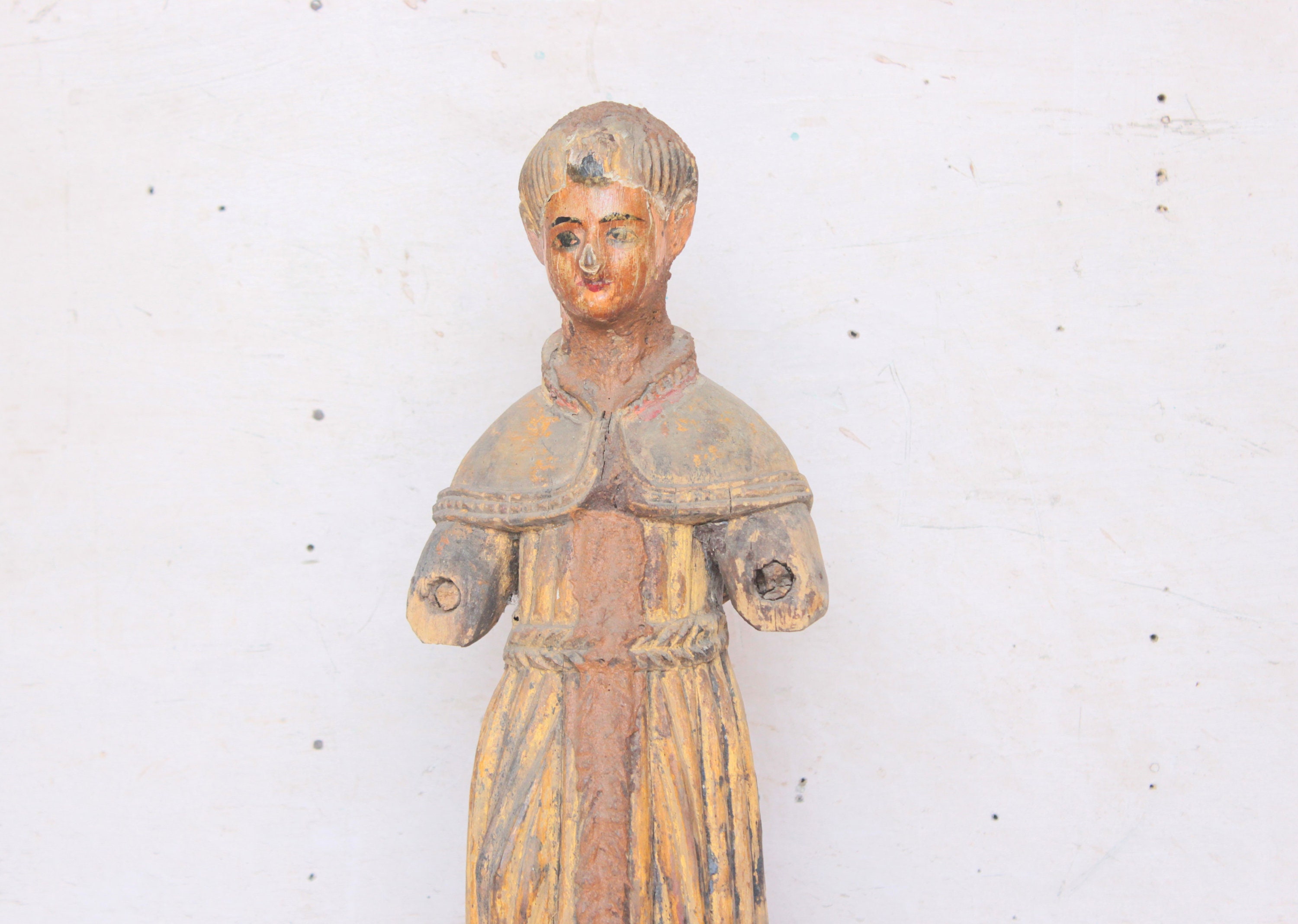 Wooden Antique Church Figure, Old Christian Figures, and Sculptures ...