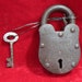 Iron Brass Lock and Key 1900 Vintage Antique Rare Home Decor ...