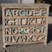 Alphabet Chest of Drawers-kids Toddlers Room Furniture-nursery Wooden ...