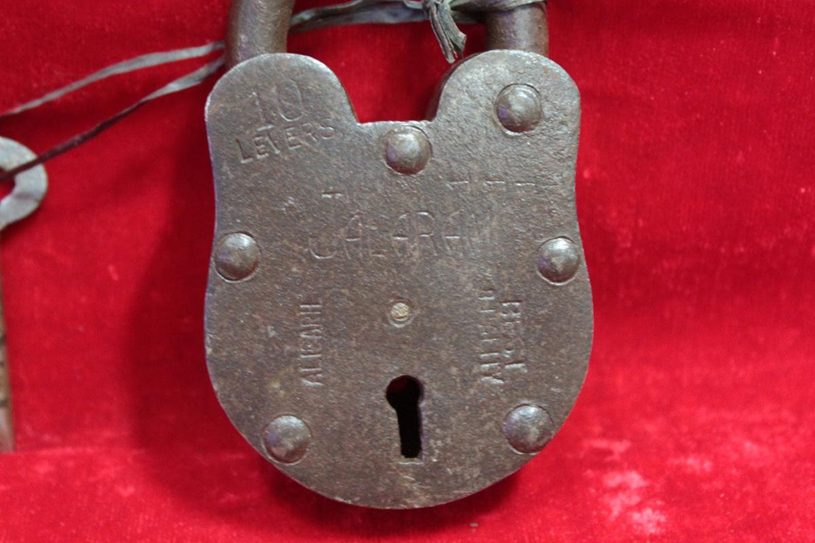 Iron Brass Lock and Key 1900 Vintage Antique Rare Home Decor ...