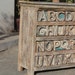 Alphabet Chest of Drawers-kids Toddlers Room Furniture-nursery Wooden ...